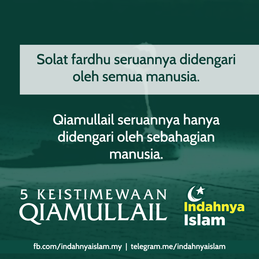 Infografik: 5 keistimewaan Qiamullail - Indahnya Islam